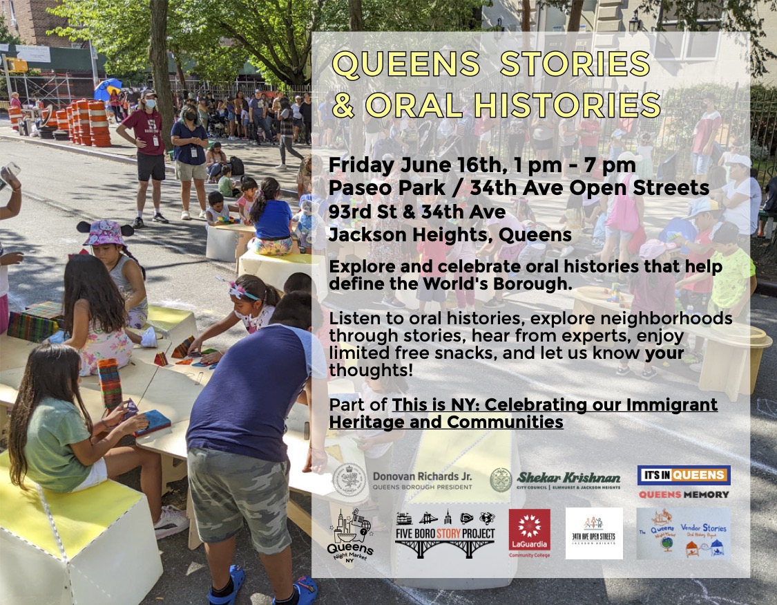 Upcoming Programs | Five Boro Story Project